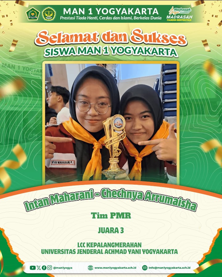 MAN 1 Yogyakarta | Selamat Datang di Official Website MAN 1 Yogyakarta