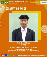 MAN 1 Yogyakarta | Siswa MAN 1 Yogyakarta Sukses Meraih Juara dalam Lomba Azan Tingkat Nasional ...